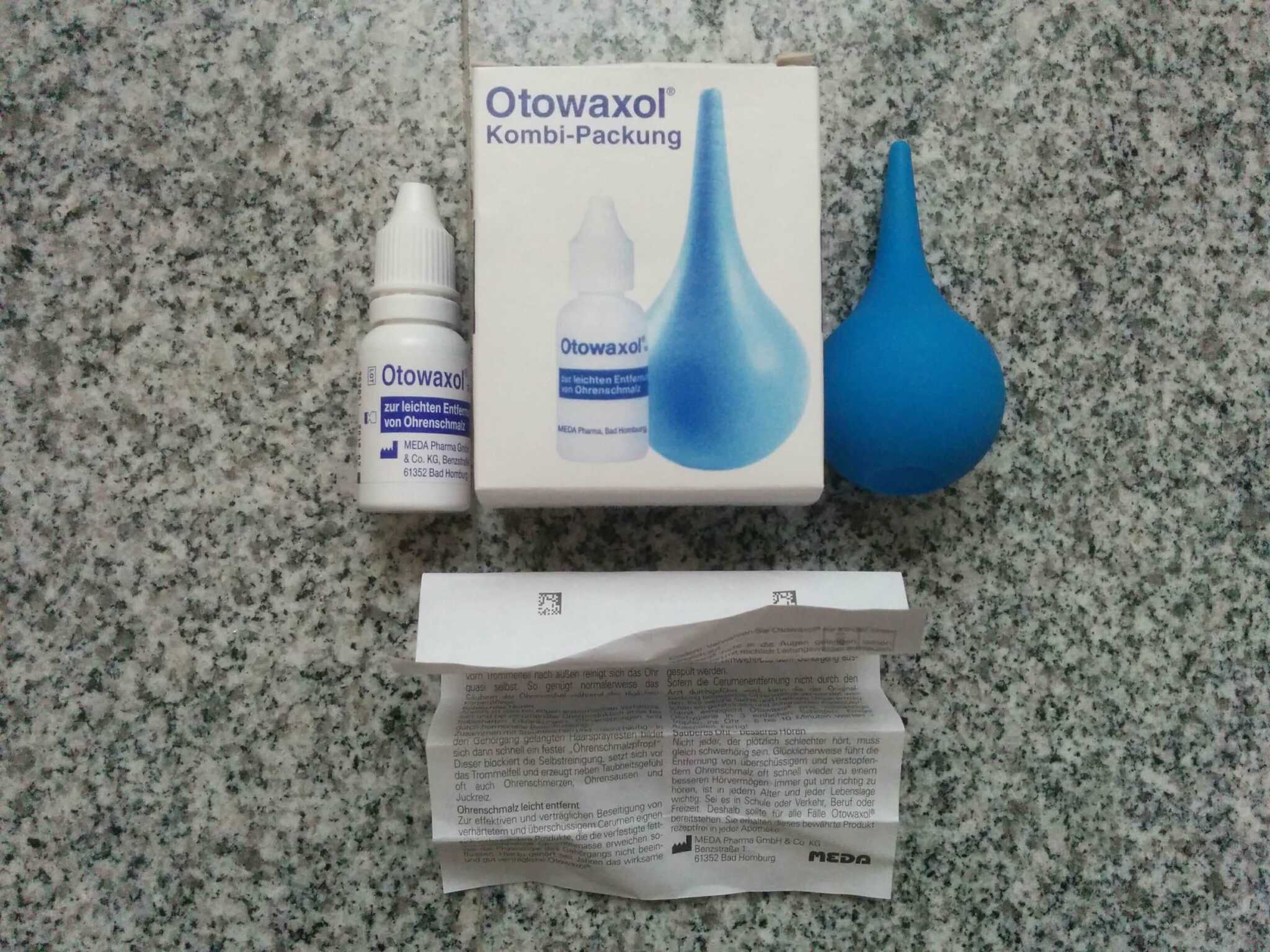 Otowaxol Erfahrungsbericht - Mittel gegen verstopfte Ohren